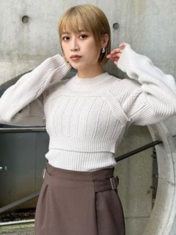 MURUA (ムルーア）0124526008 2wayニットセットプルオーバー[FINAL SALE]の通販 - BOOMERANG